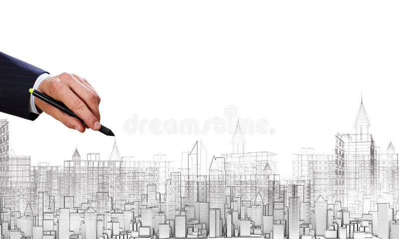 Construction model stock photo. Image of industry, conceptual - 43988054