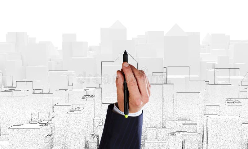 Construction model stock photo. Image of male, build - 44240902