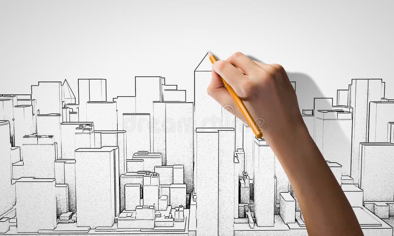 Construction model stock image. Image of development - 44339657