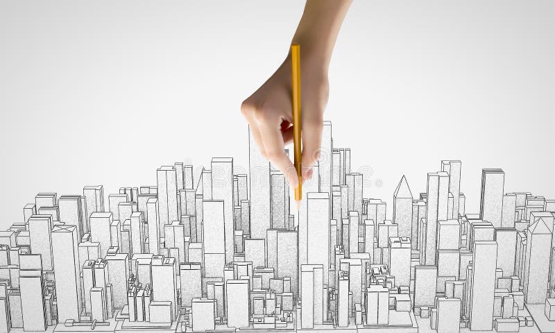 Construction model stock photo. Image of growth, conceptual - 44916276