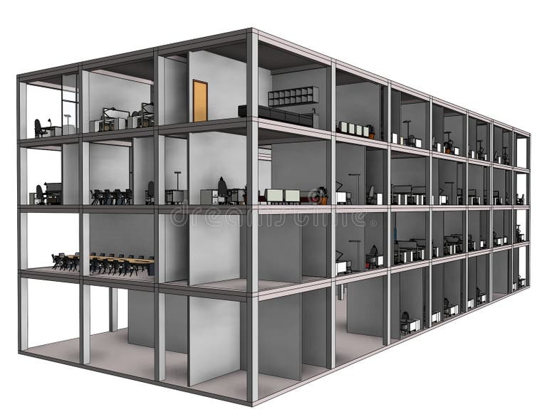 Building Drawing Render Stock Illustrations – 13,585 Building Drawing ...