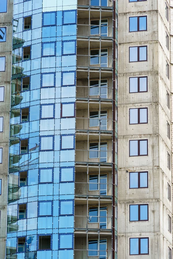 Construction of a Modern High-rise Building, the Creation of a Concrete ...