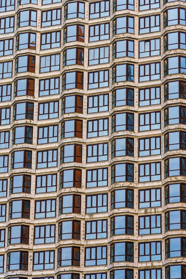 Construction of a Modern High-rise Building, Exterior of a Apartment ...