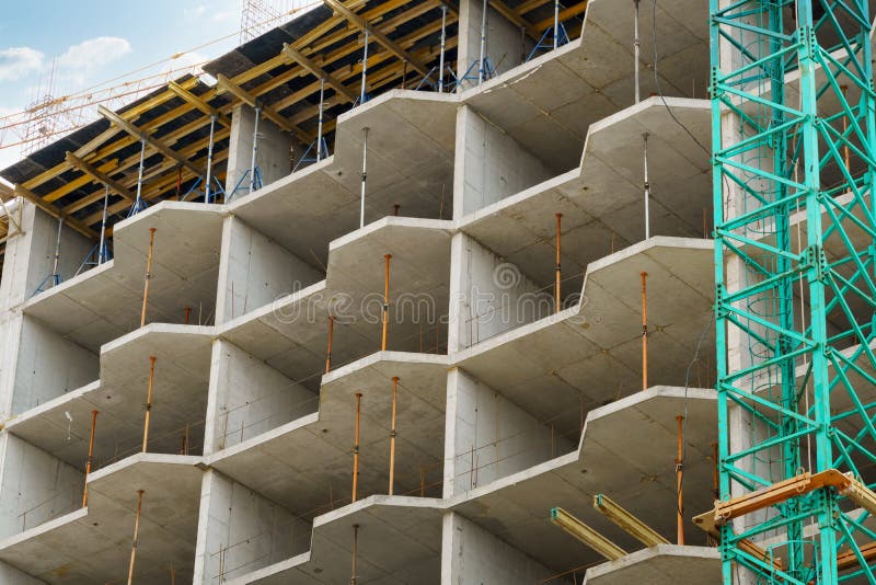 Construction of a Modern High-rise Building of Residential Complex, the ...