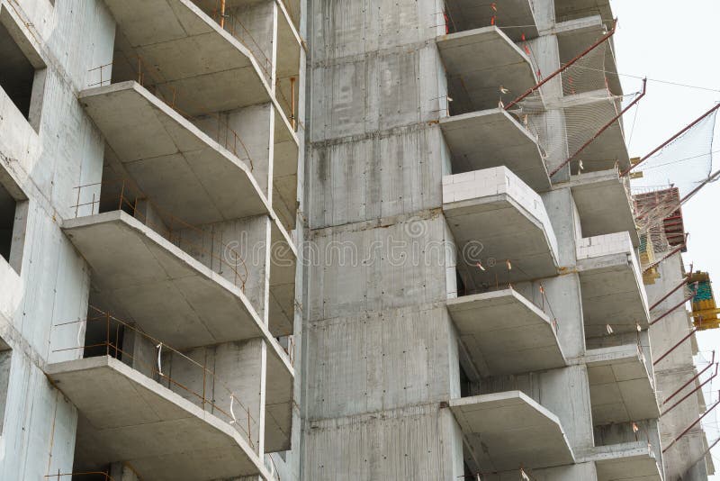Construction of a Modern High-rise Building of Residential Complex, the ...