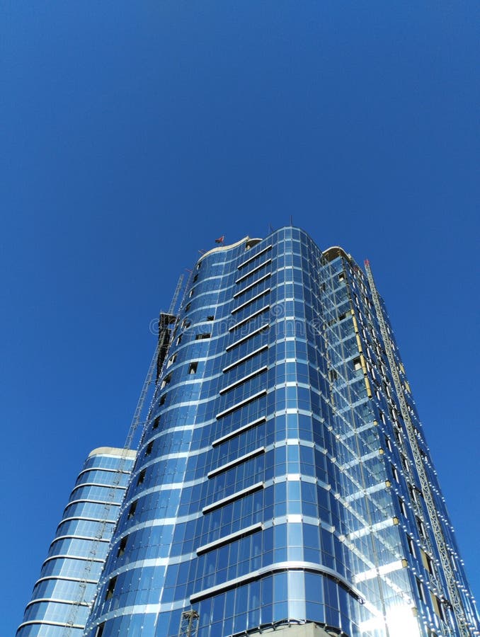 Construction of a Modern High-rise Building Editorial Image - Image of ...