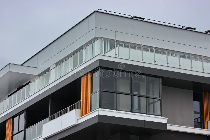 Construction of Modern Residential Buildings. the Combination of ...