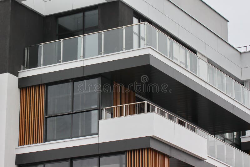 Construction of Modern Residential Buildings. the Combination of ...