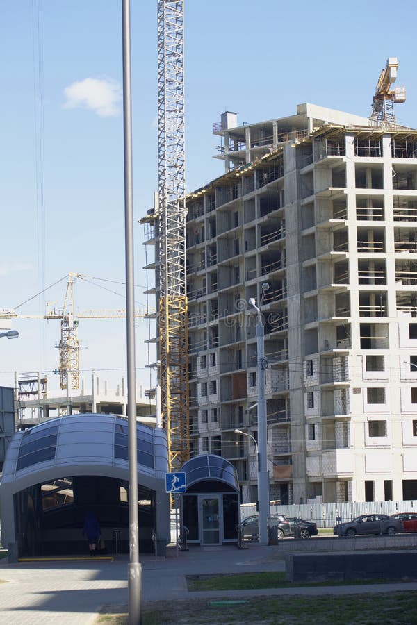 Construction of Multi-storey Buildings. Modern Multi-storey Building ...