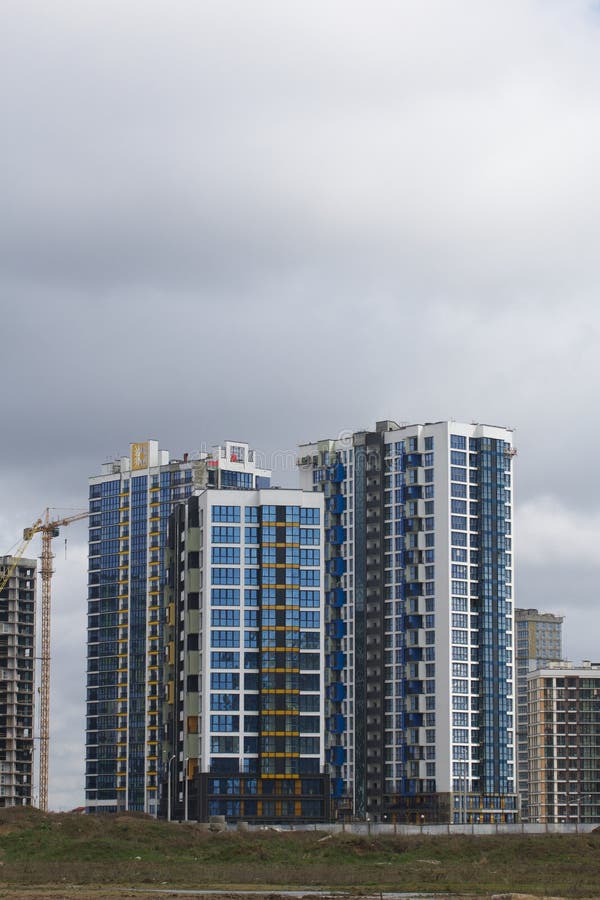 Construction of Multi-storey Buildings. Modern Multi-storey Building ...