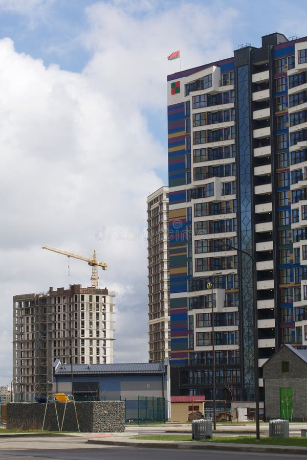 Construction of Multi-storey Buildings. Modern Multi-storey Building ...