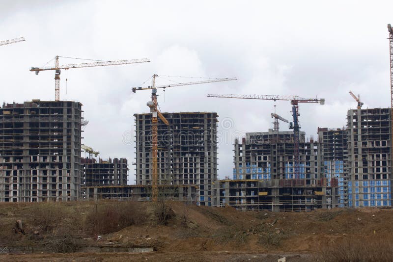 Construction of Multi-storey Buildings. Modern Multi-storey Building ...