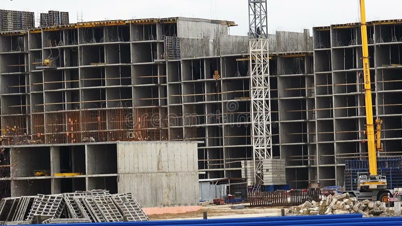 Pit for the Construction of a Multi-storey Building Stock Video - Video ...