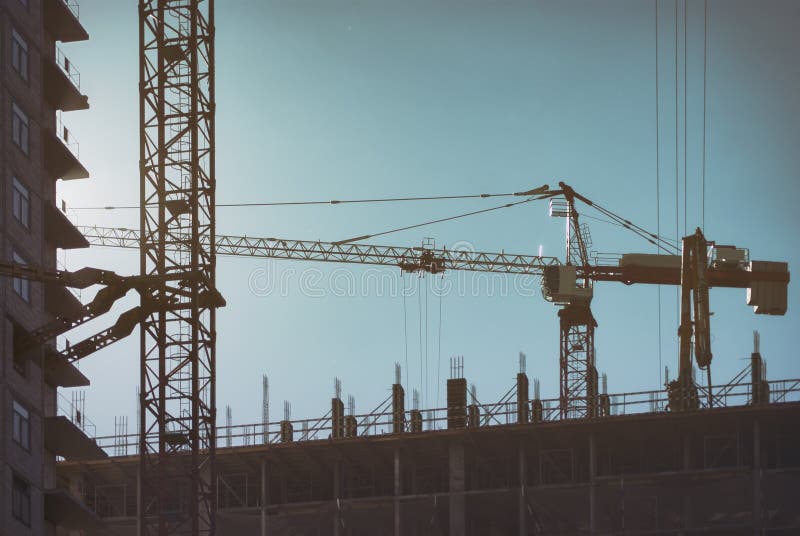 Construction of Multi-storey Panel Houses, Skyscraper in the Metropolis ...