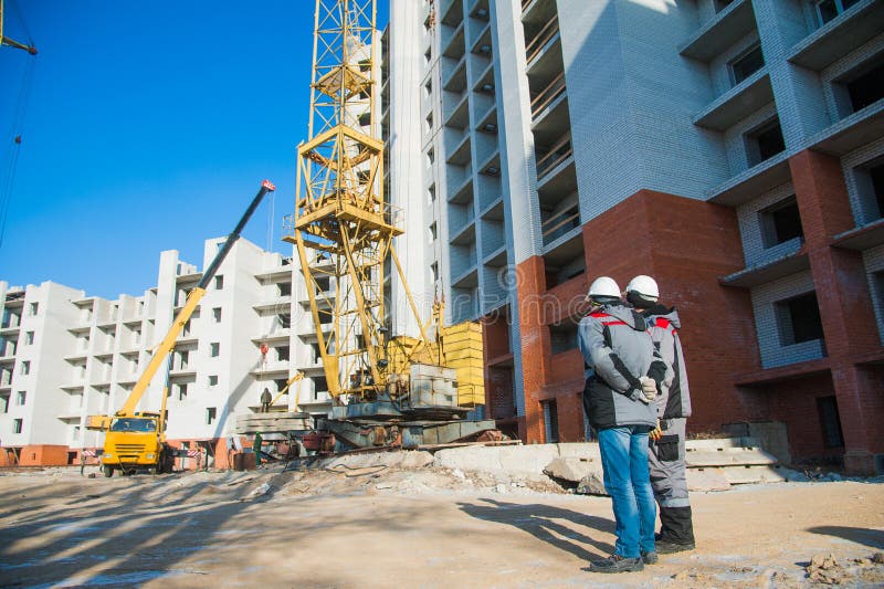 Construction of Multi-storey Residential Building Stock Image - Image ...