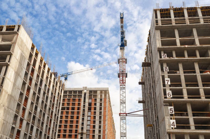 Construction of a Multi-storey Residential Complex. Saint Petersburg ...