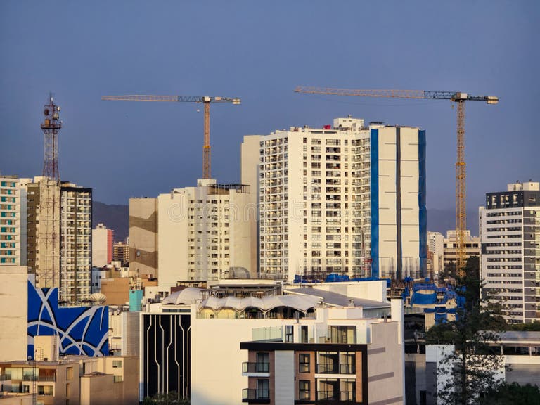 Construction of Multiple Multi-family Condominium Buildings Stock Image ...