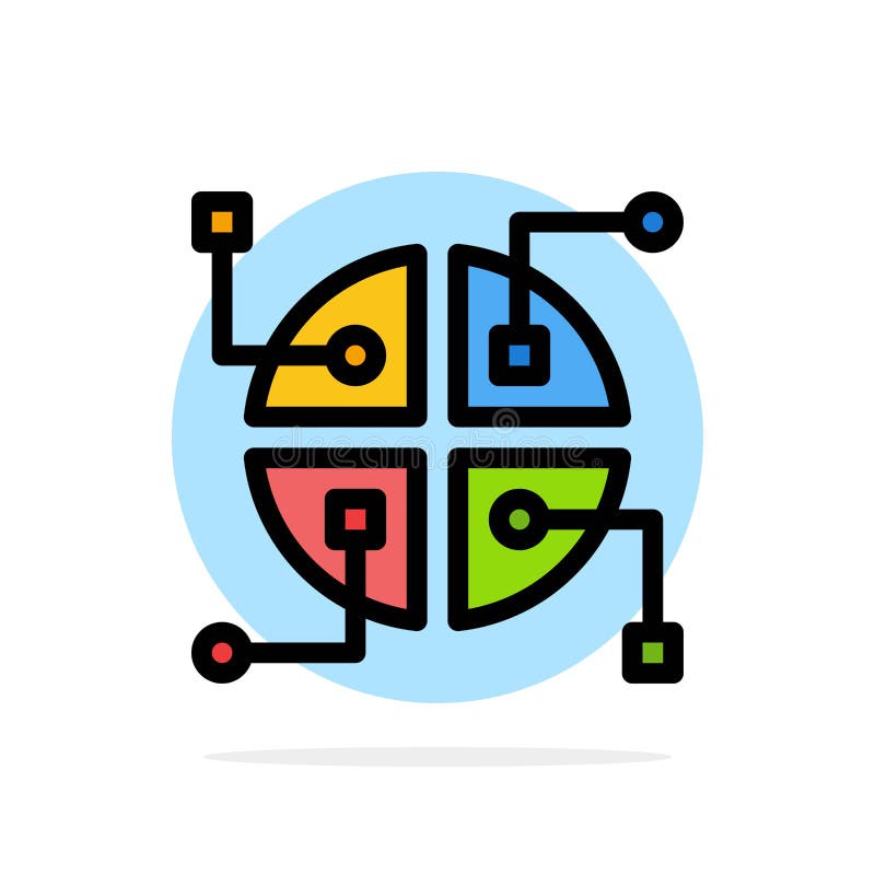 Construction, Network, Map Abstract Circle Background Flat Color Icon ...