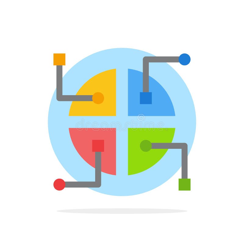 Construction, Network, Map Abstract Circle Background Flat Color Icon ...
