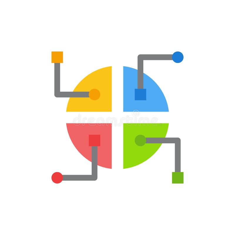 Construction, Network, Map Flat Color Icon. Vector Icon Banner Template ...