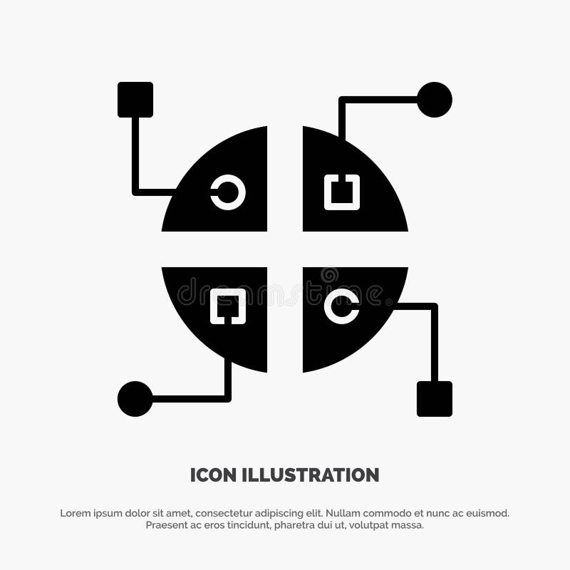 Construction, Network, Map Solid Glyph Icon Vector Stock Vector ...