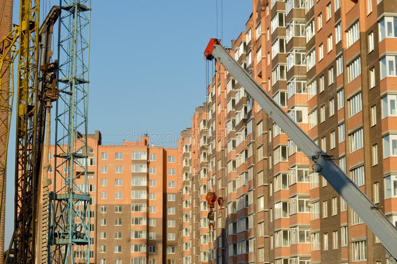 Construction of the New Brick Building by Means of the Elevating Stock ...