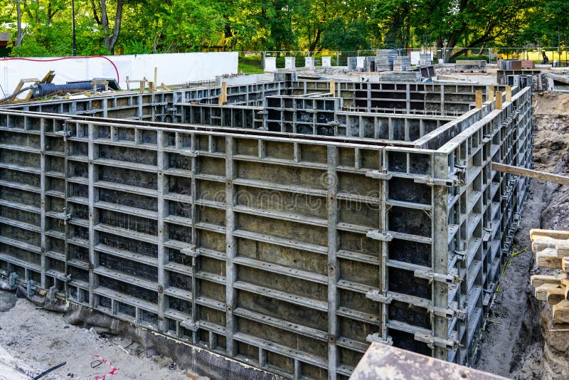 Construction of New Building Foundations Using Precast System Formwork ...
