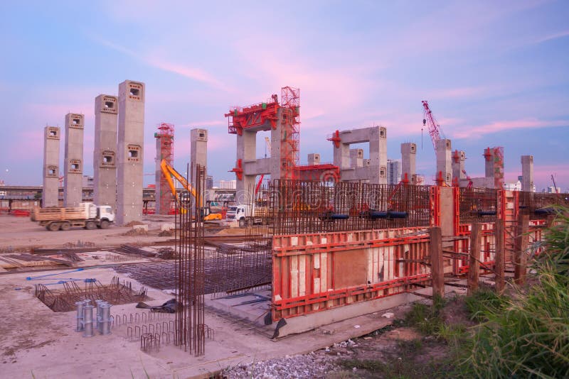 Construction of the New Building Stock Photo - Image of build, work ...