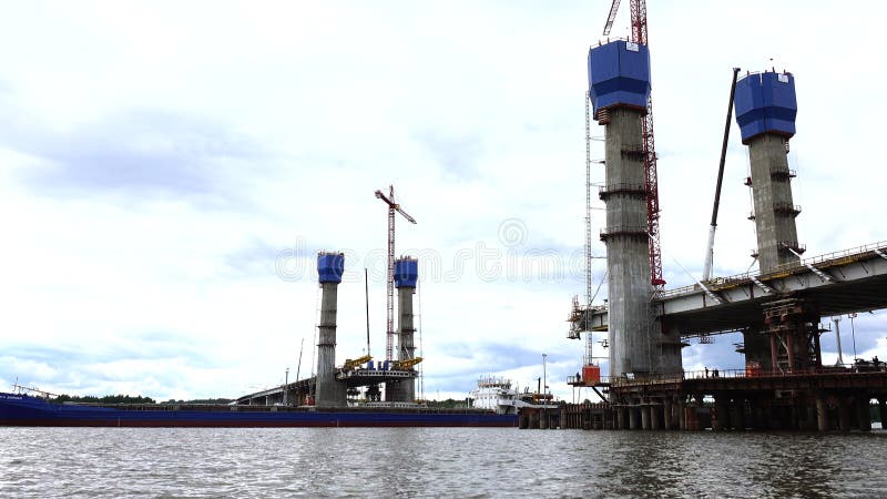 Construction of a New Cable-stayed Bridge Across the River. Engineering ...