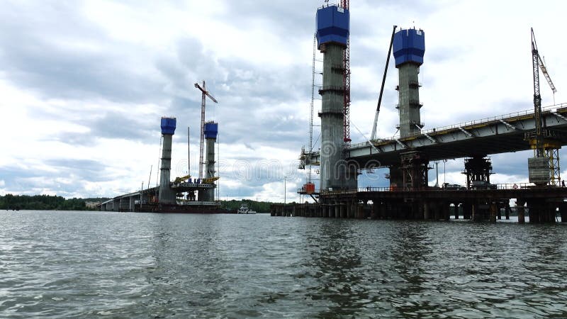 Construction of a New Cable-stayed Bridge Across the River. Engineering ...
