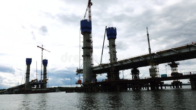 Construction of a New Cable-stayed Bridge Across the River. Engineering ...