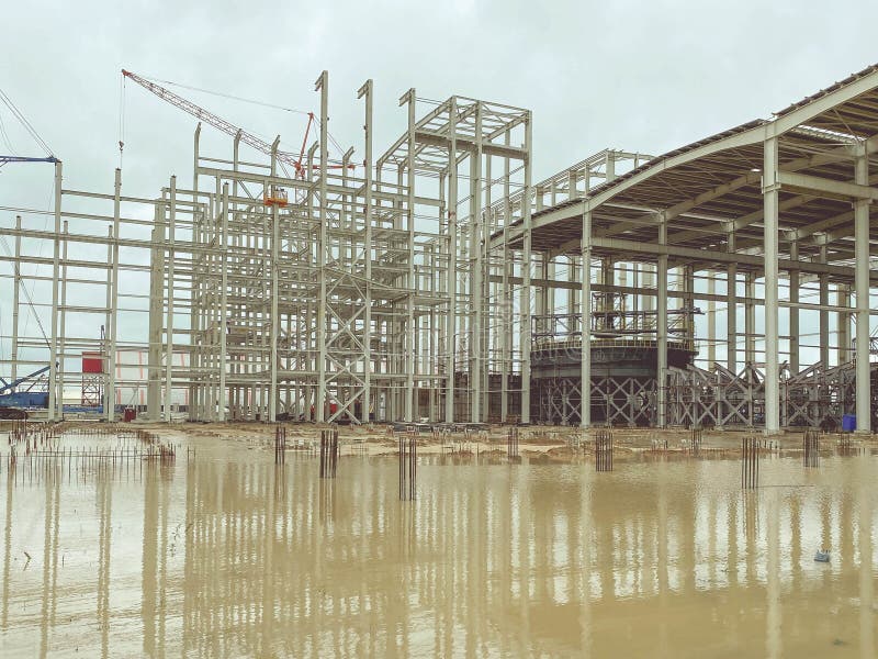 Construction of a New Complex at the Plant. Metal Structures for the ...