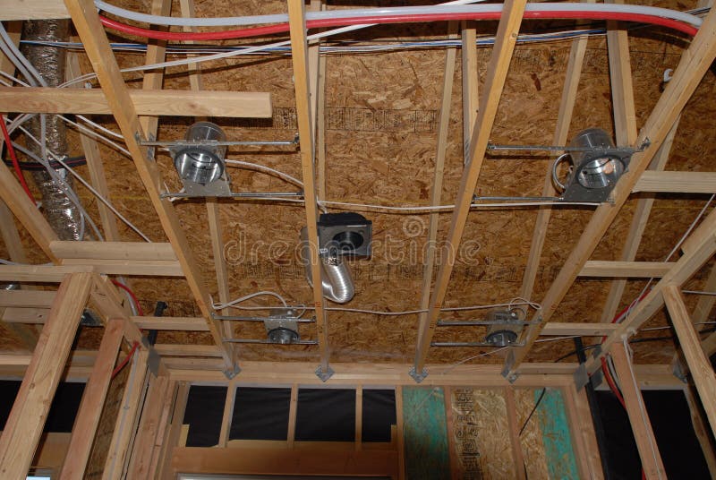 Construction of a New Home Being Built. Editorial Stock Image - Image ...