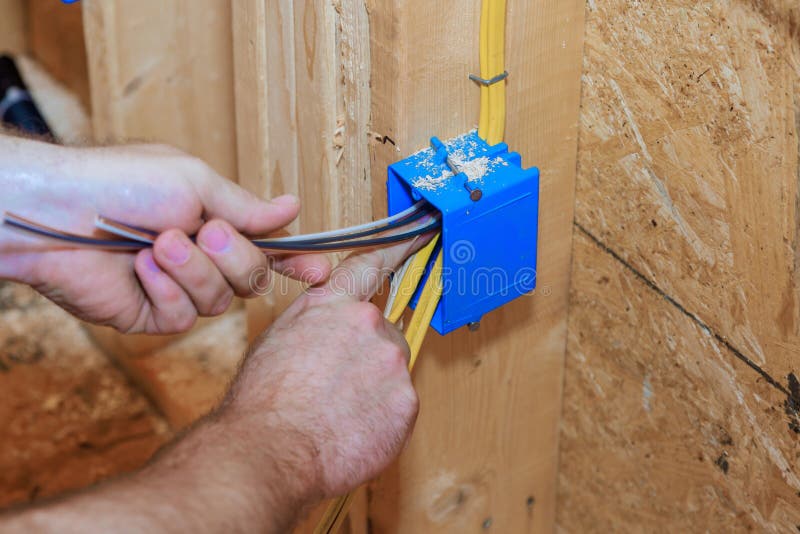 During Construction of a New Home, an Electrical Box with Wiring Was ...