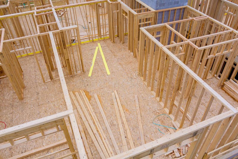 Construction of New Home in an Under Construction Residential Area is ...