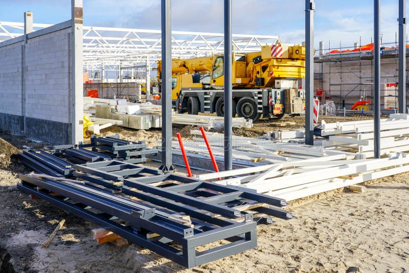 Construction of a New Modern Store Building Using Prefabricated Steel ...