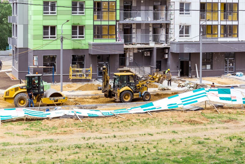 Construction of a New Multi-storey Residential House Editorial Photography - Image of detail ...