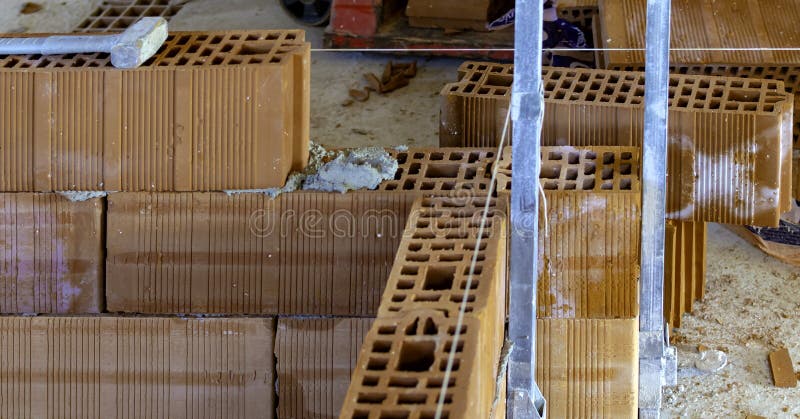 Construction of New Partitioning Walls with Thermo-brick Block Stock ...