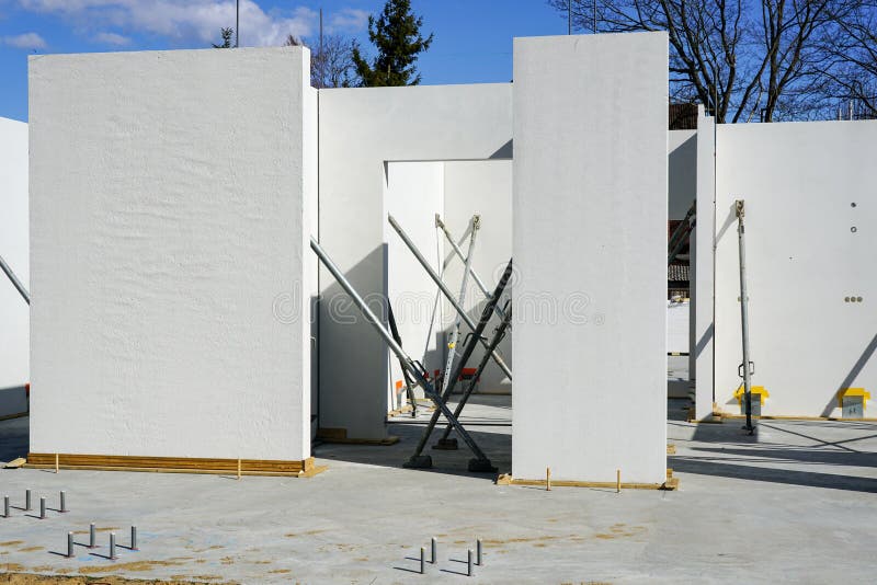 Construction of a New Private House According To Modern Technology ...