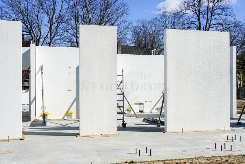 Construction of a New Private House According To Modern Technology ...