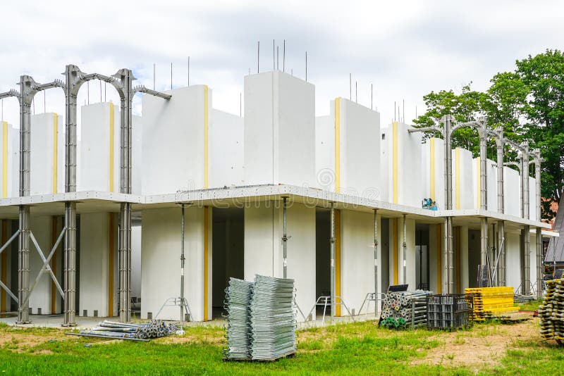 Construction of a New Private House According To Modern Technology ...