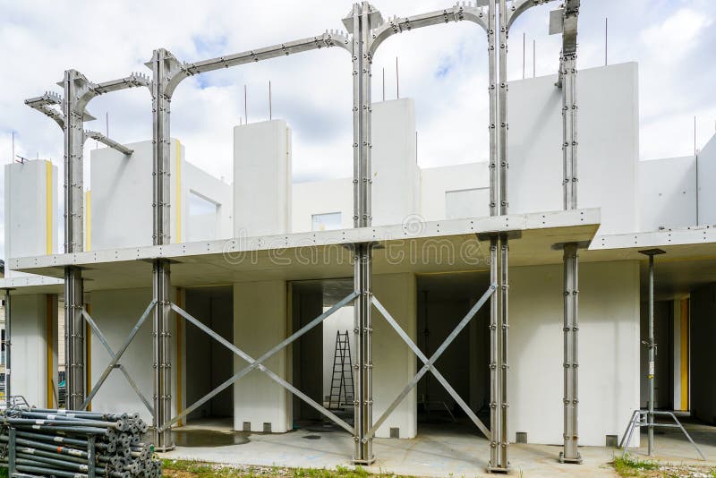 Construction of a New Private House According To Modern Technology ...