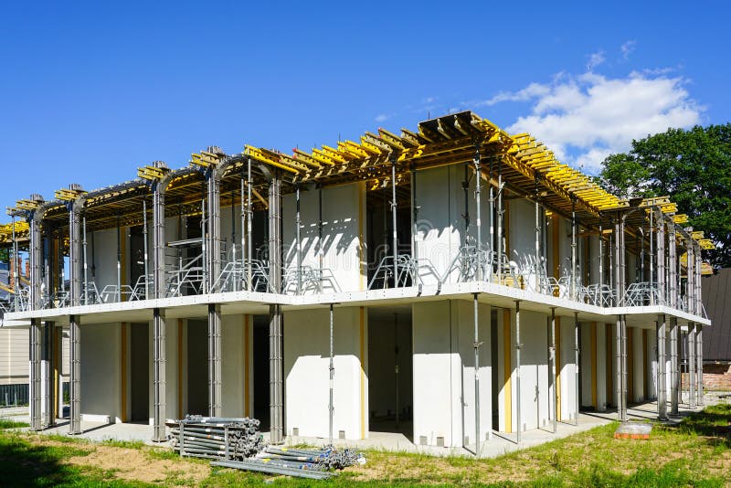 Construction of a New Private House According To Modern Technology ...