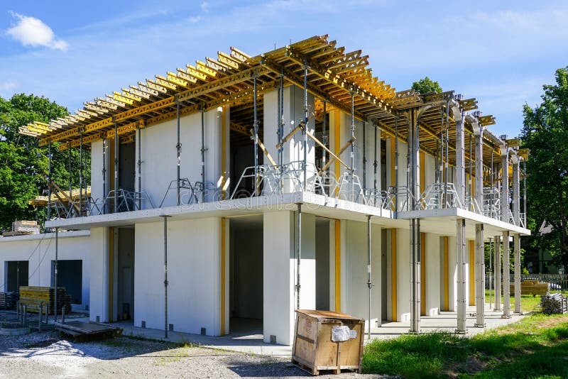 Construction of a New Private House According To Modern Technology ...