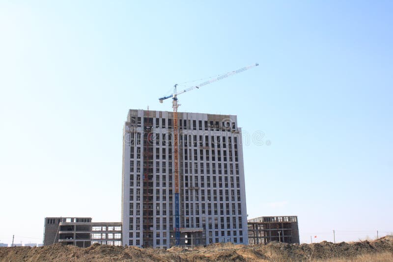 Construction stock photo. Image of houses, concrete, blue - 31256188