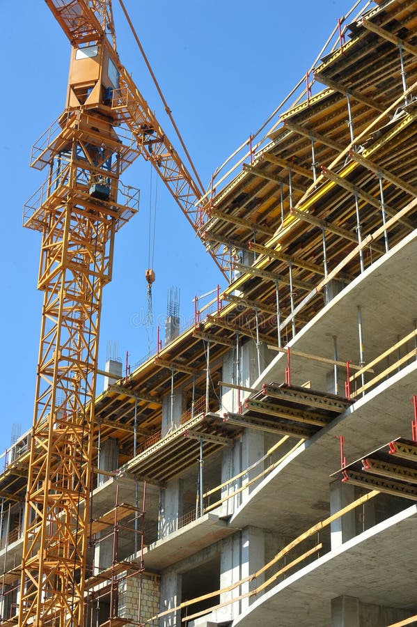 Construction stock image. Image of plans, concrete, infrastructure ...