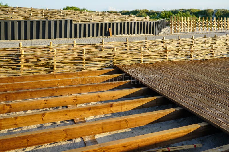 Construction of a New Wooden Boardwalk for More Convenient Access To ...