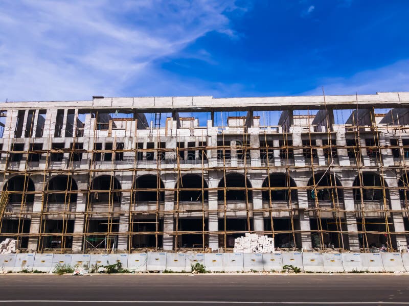 BUILDING IN PROGRESS stock photo. Image of shuttering - 4346896