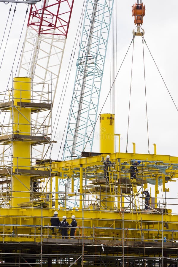 Rig construction site editorial photo. Image of brunei - 110929116