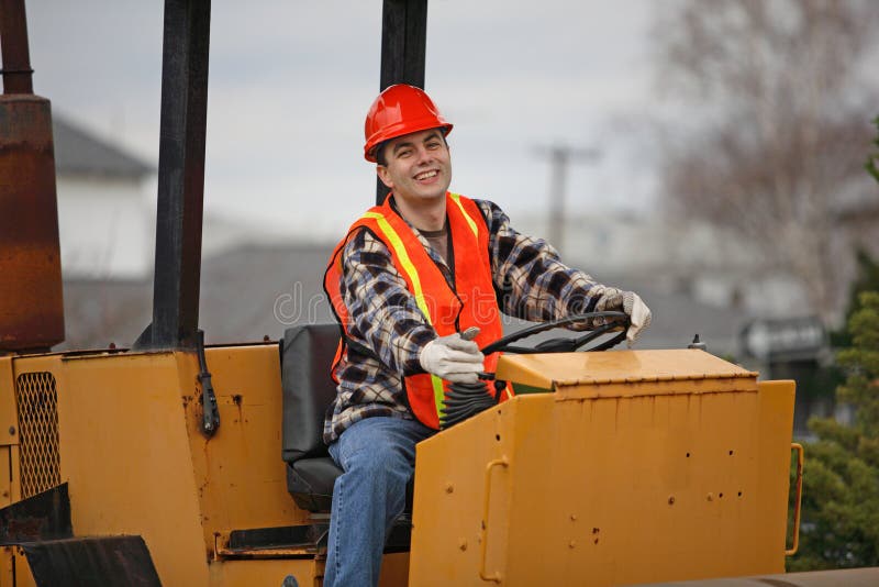 Construction operator stock image. Image of leveling, repair - 1539137